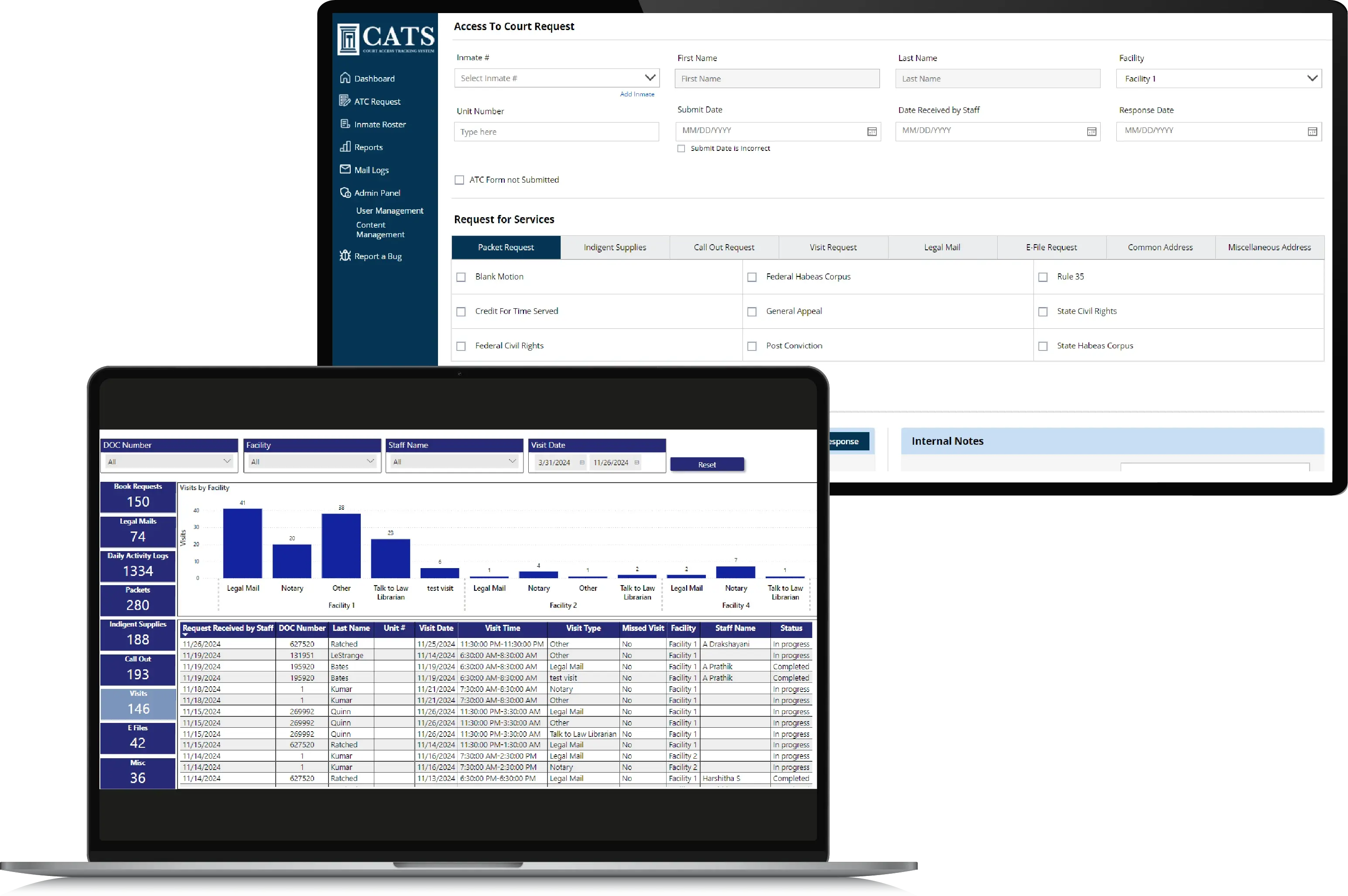 Court Access Tracking System - CATS