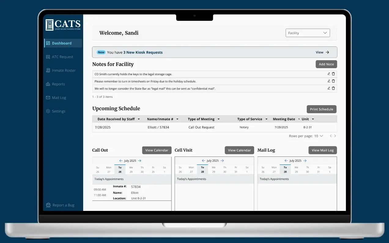 Court Access Tracking System - CATS